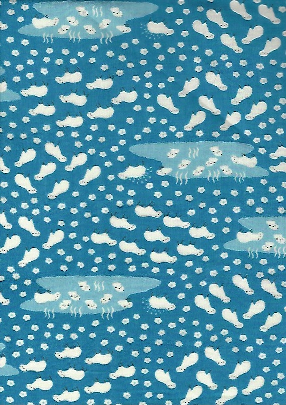 Cotorienne Capybara Spa Land Color B by Anyan for Yuwa - Etsy