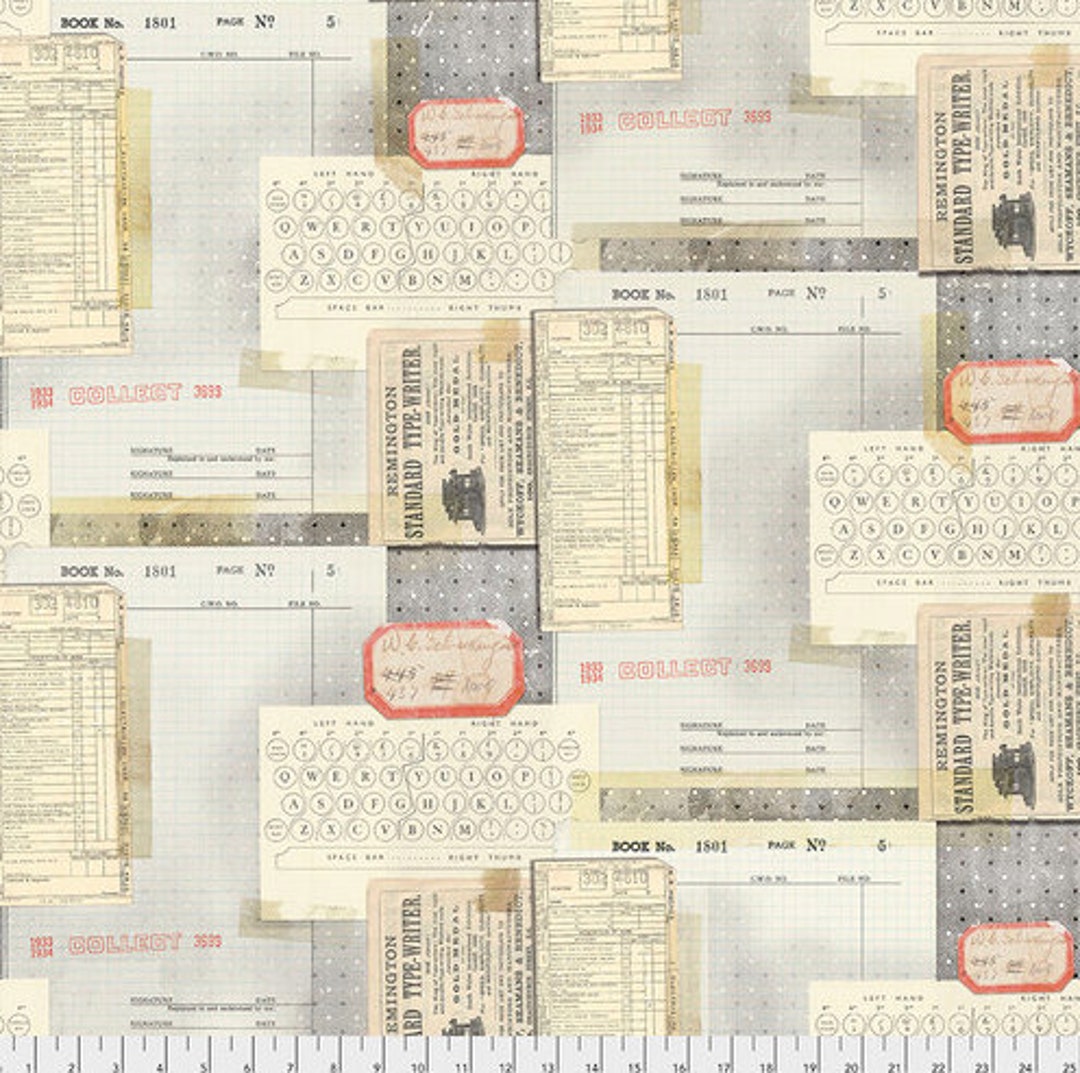 Typewriter in Multi From Foundations by Tim Holtz - Etsy