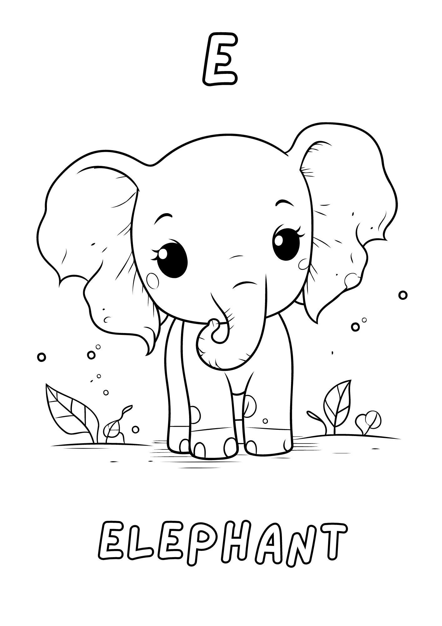 Alphabet Animal Coloring Book Pages Printable Educational Coloring Fun ...