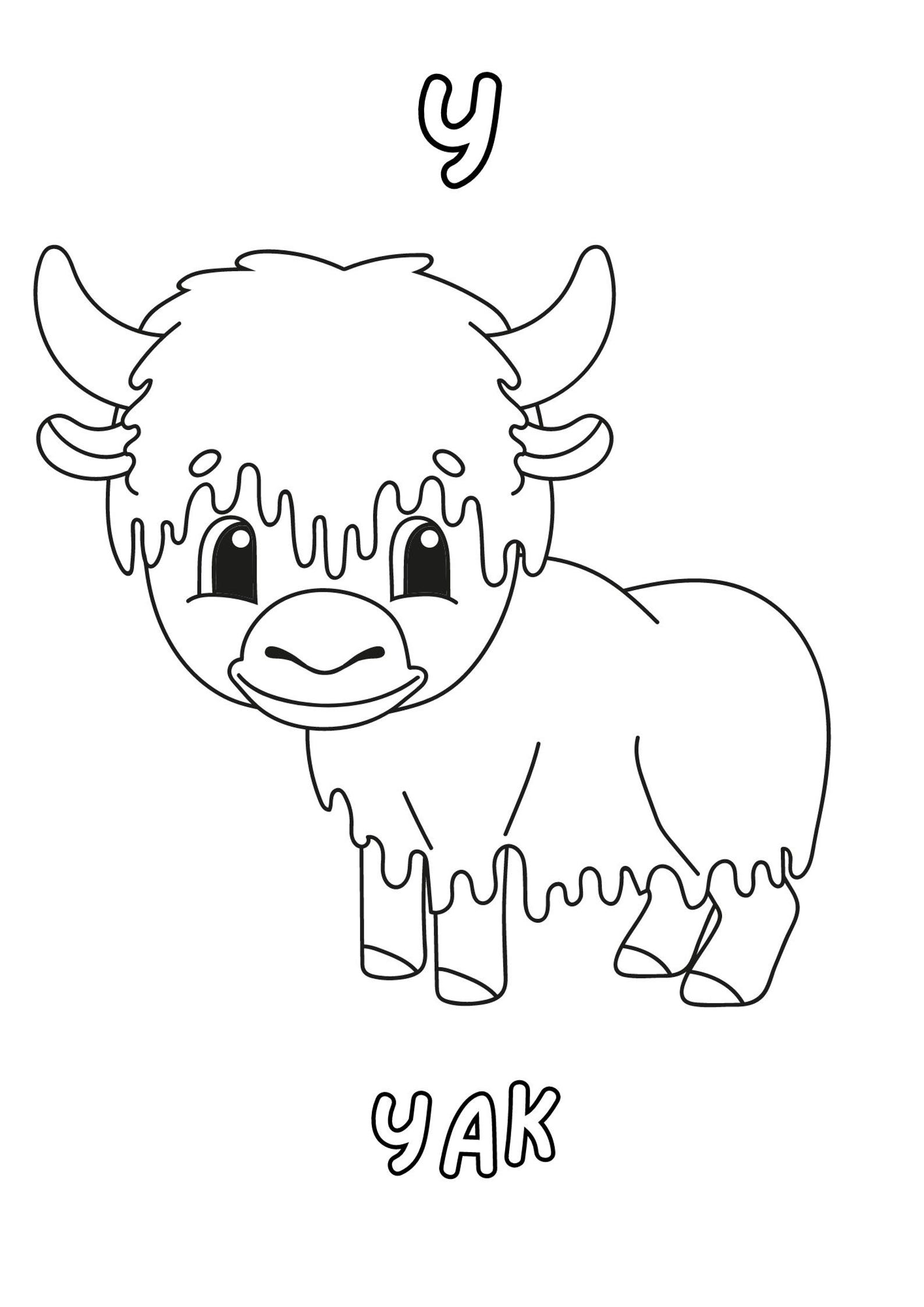 Alphabet Animal Coloring Book Pages | Printable Educational Coloring ...