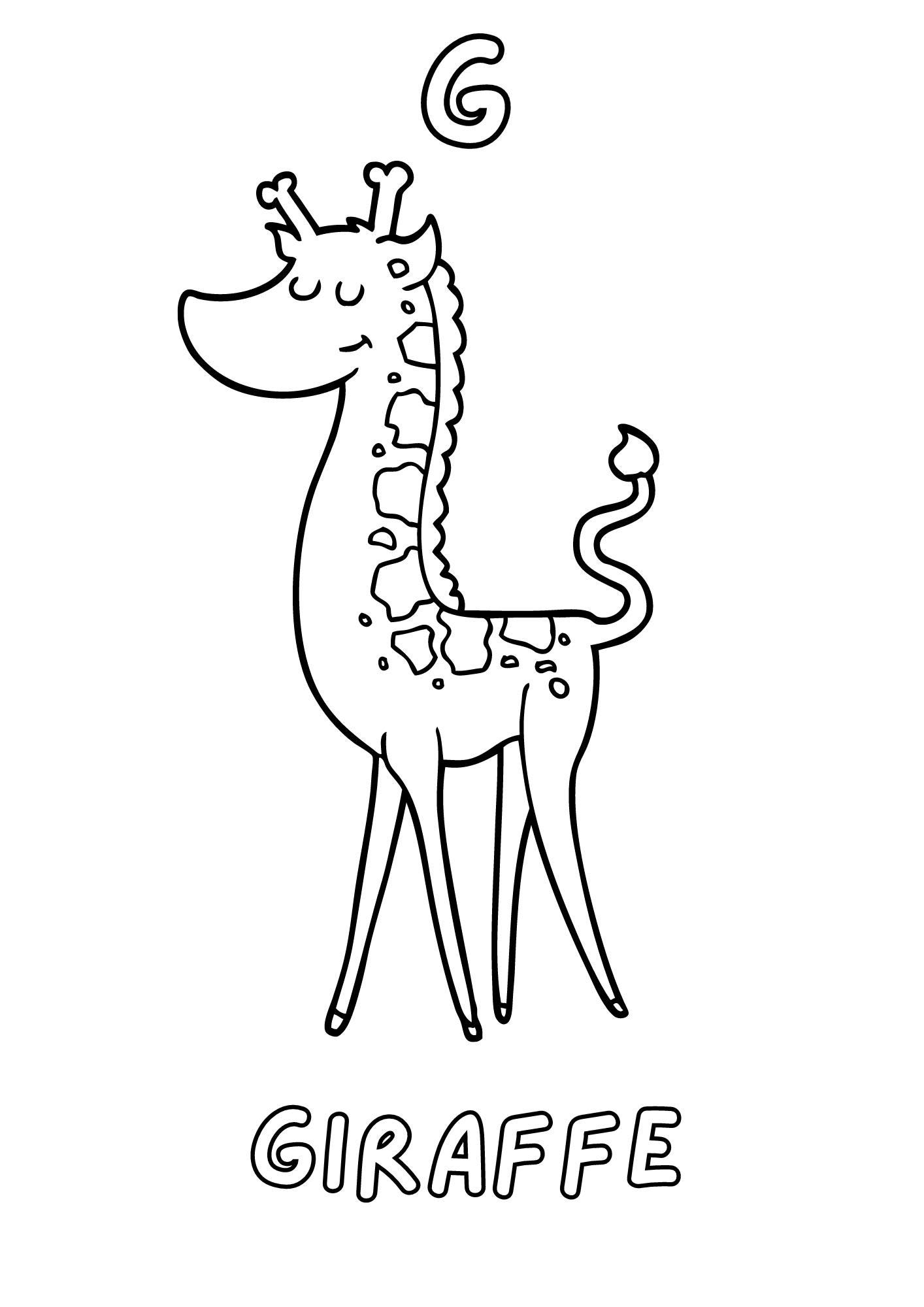 Alphabet Animal Coloring Book Pages Printable Educational Coloring Fun ...