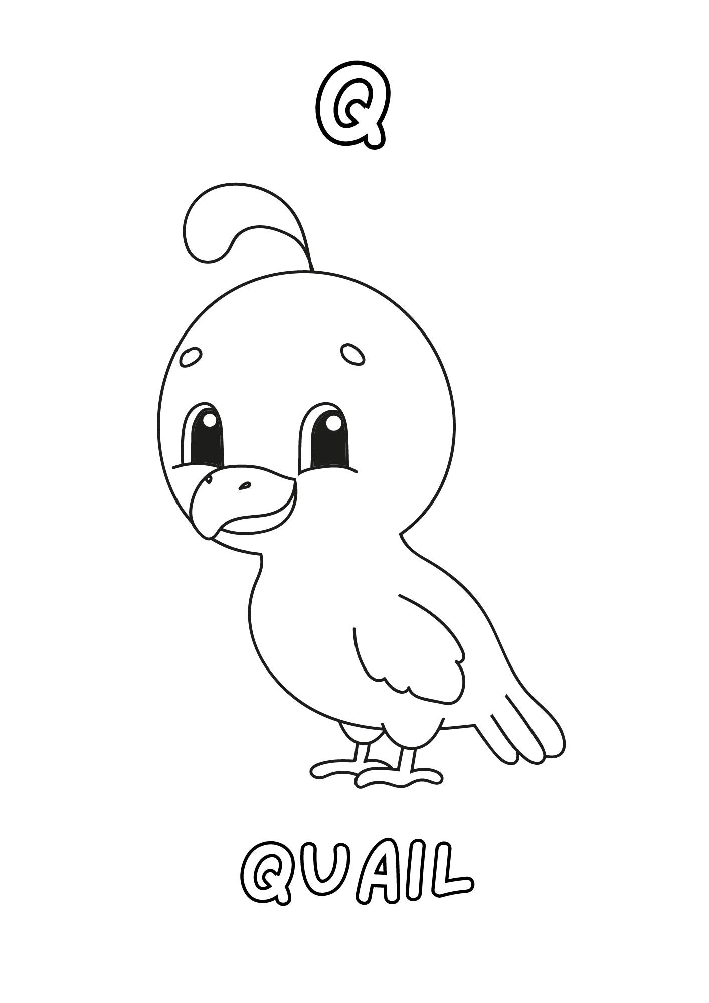 Alphabet Animal Coloring Book Pages | Printable Educational Coloring ...