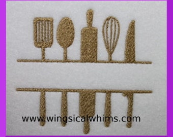 Kitchen towels embroidery designs | Etsy