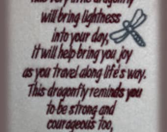 Dragonfly poem | Etsy