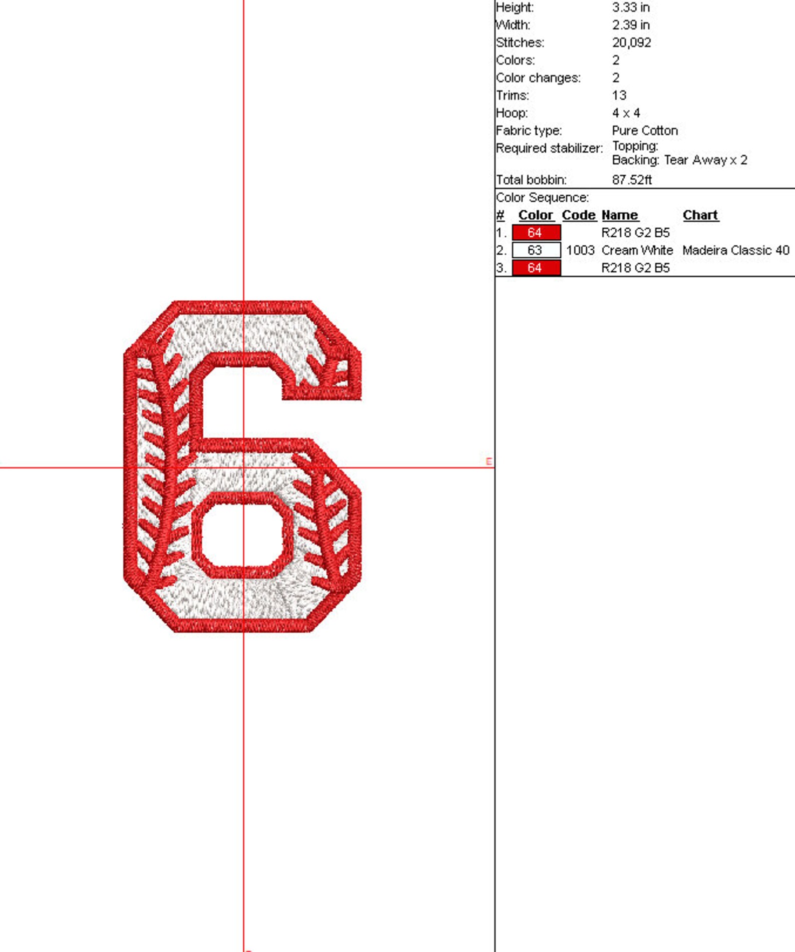 Baseball Numbers Machine Embroidery Designs Digital Download ONLY - Etsy