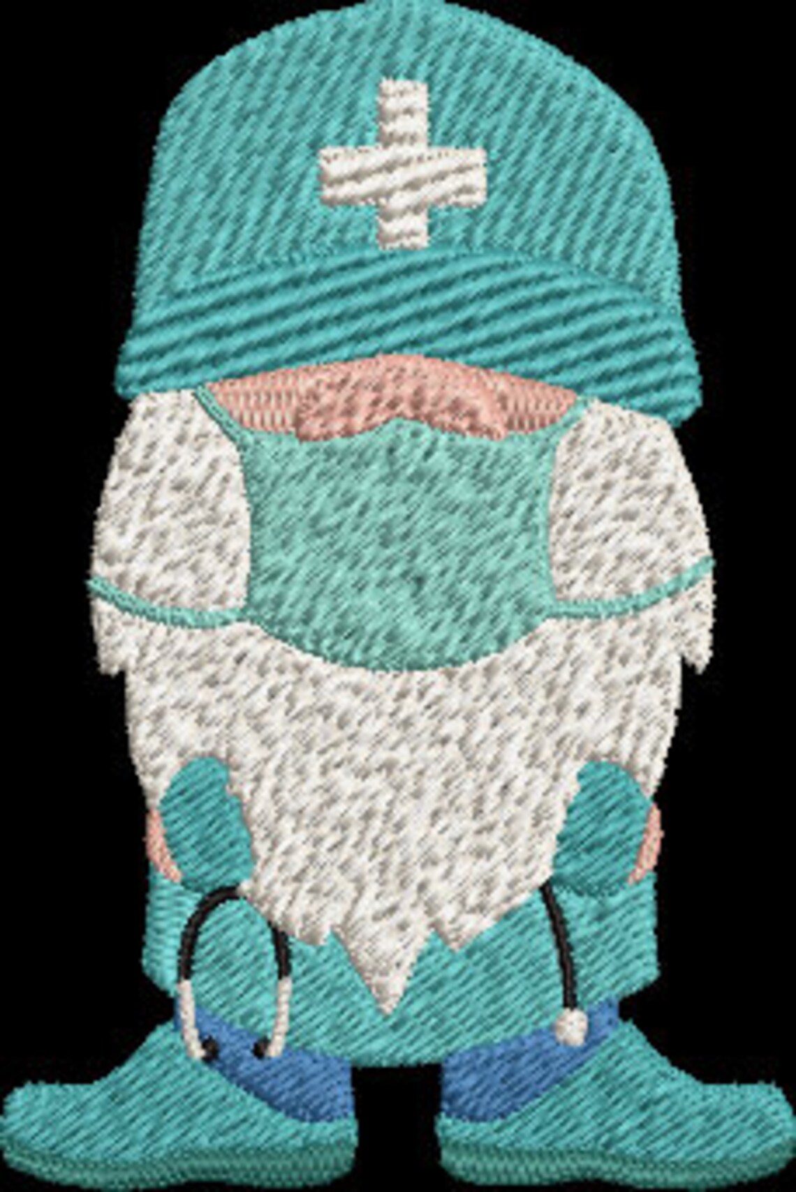 Medical Gnome Machine Embroidery Designs Nurse Doctor | Etsy