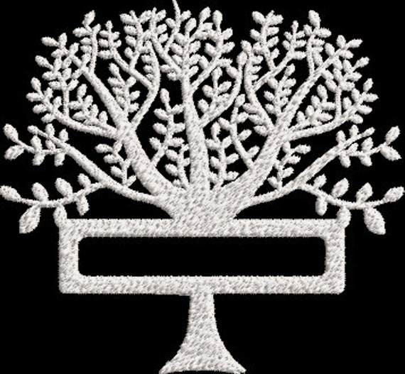 Family Tree Machine Embroidery Design Cooking Paper Towels | Etsy