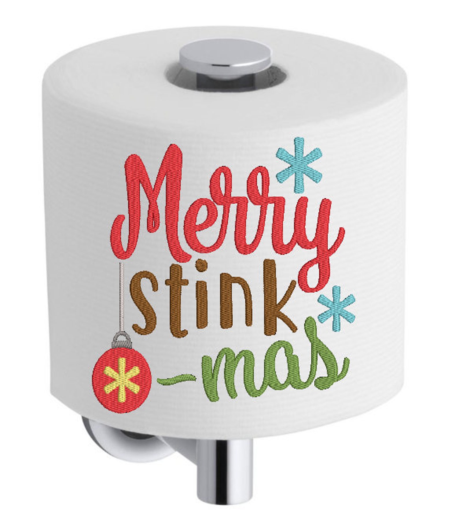 Toilet Paper Saying No 220 Merry Stinkmas Christmas Single Design ...