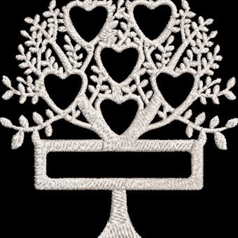 Embroidered Family Tree - Etsy