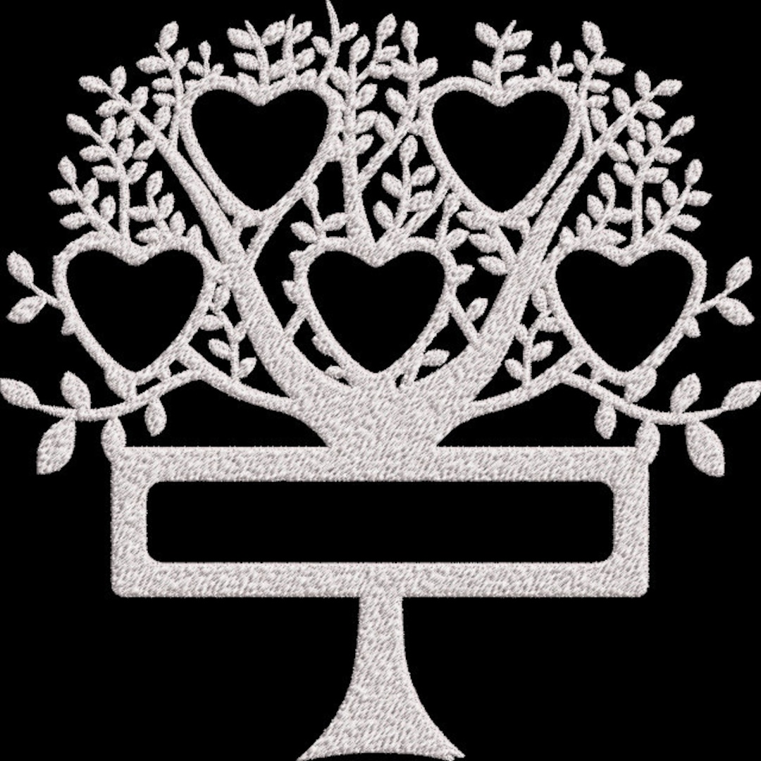 Family Tree Machine Embroidery Design Cooking Paper Towels Dish Towels ...