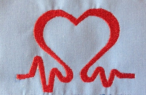 Nurse Heart Digitized Machine Embroidery File ONLY Nursing | Etsy