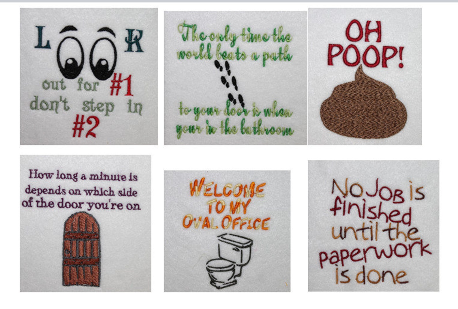 6 Toilet Paper Sayings Or Images Filled Machine Embroidery Etsy 6-toilet-paper-sayings-or-images-filled-machine-embroidery-etsy