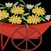 Flowers and Carts Set Digitized Machine Embroidery Design Digital ...