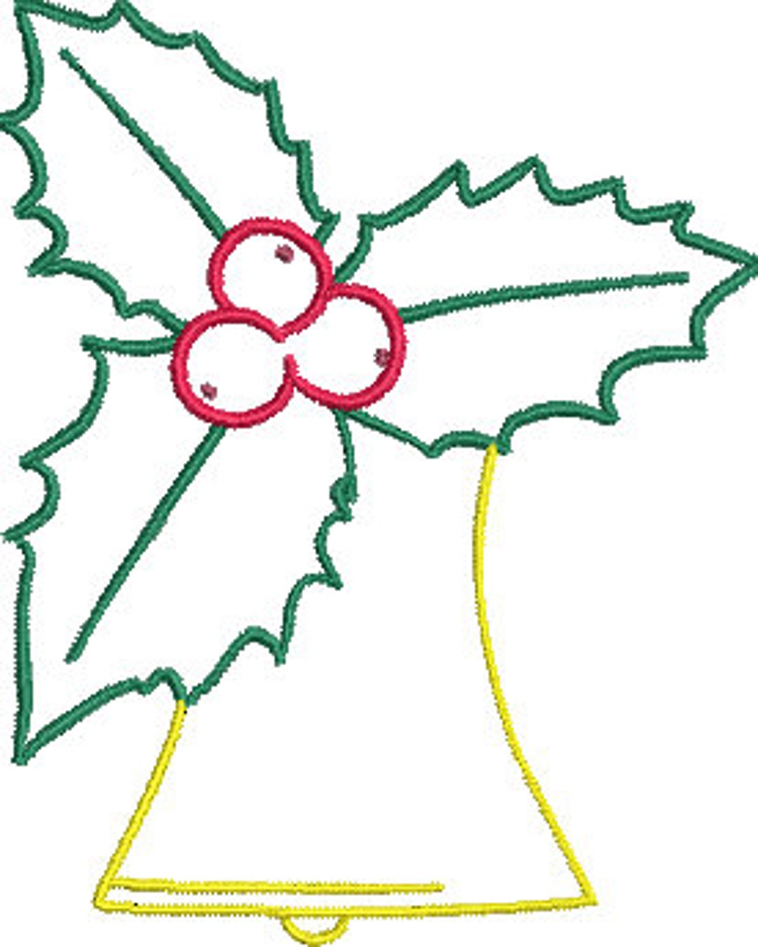 Elegant Holly Machine Embroidery Design Digital Download Only Kitchen ...