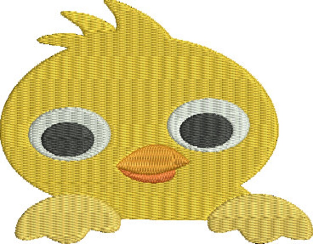 Duck Peeker Design Machine Embroidery Design Easter - Etsy