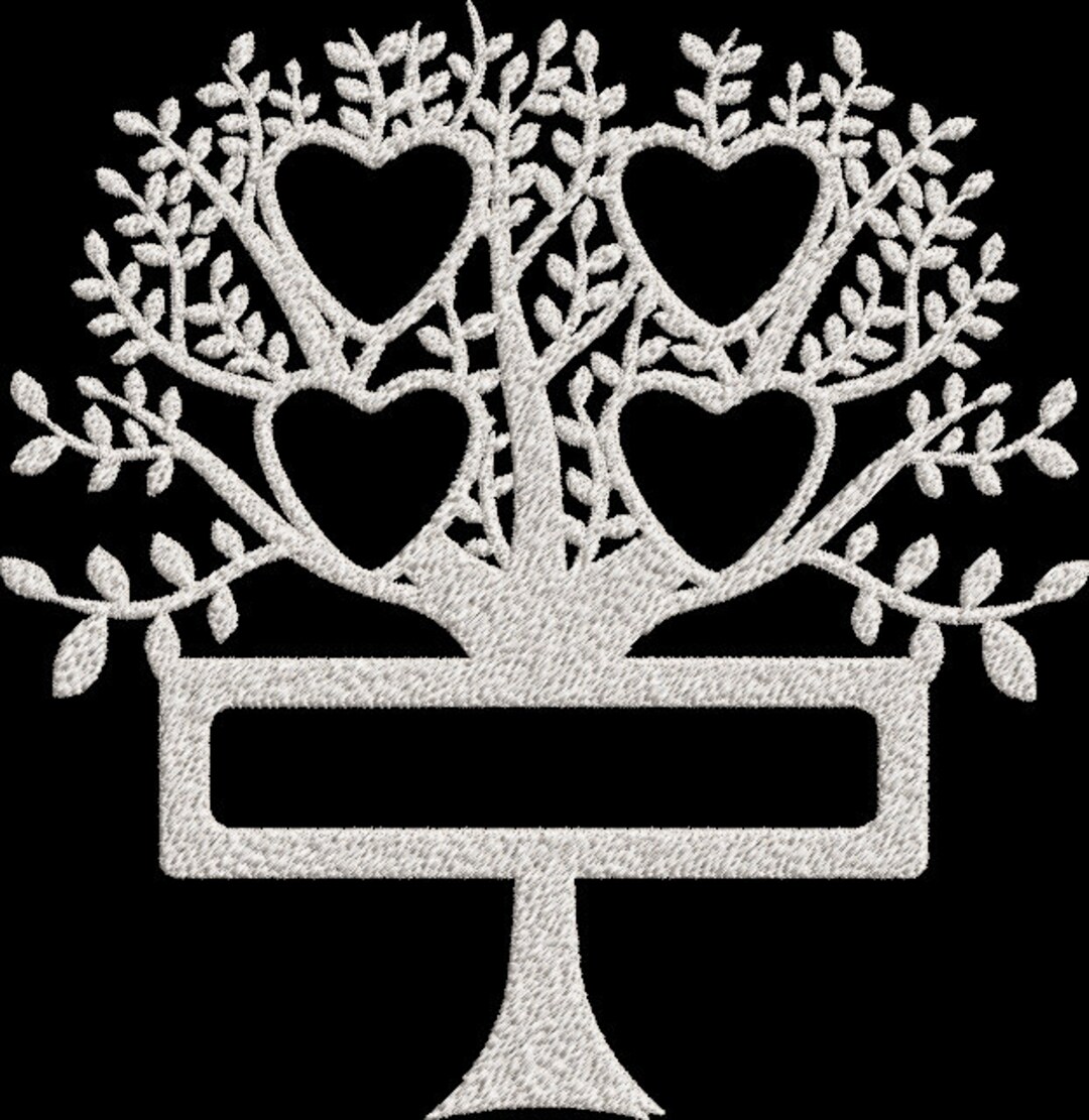 Family Tree Machine Embroidery Design Cooking Paper Towels Dish Towels ...