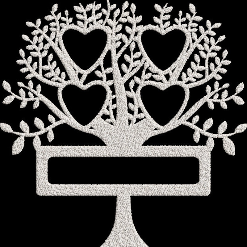 Embroidered Family Tree - Etsy