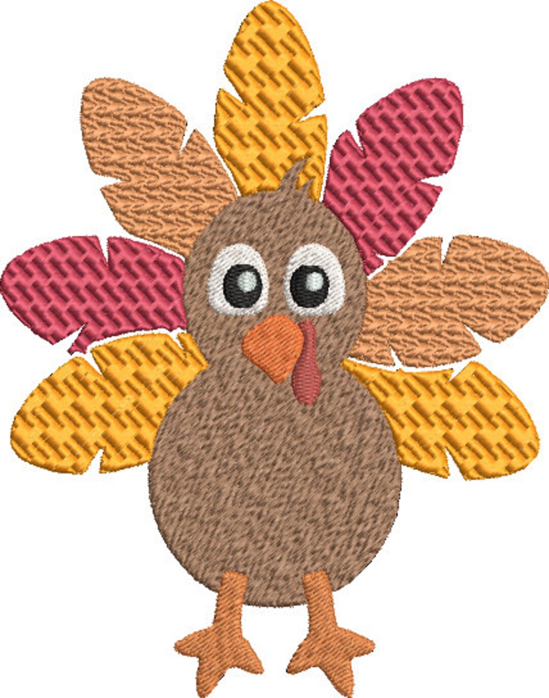 Turkey Machine Embroidery Designs Thanksgivings - Etsy