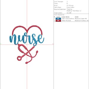 Nurse Designs Machine Embroidery Design Medical Doctor - Etsy