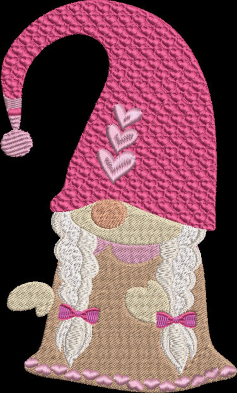 Gnomes Valentines Day Machine Embroidery Design Digital | Etsy