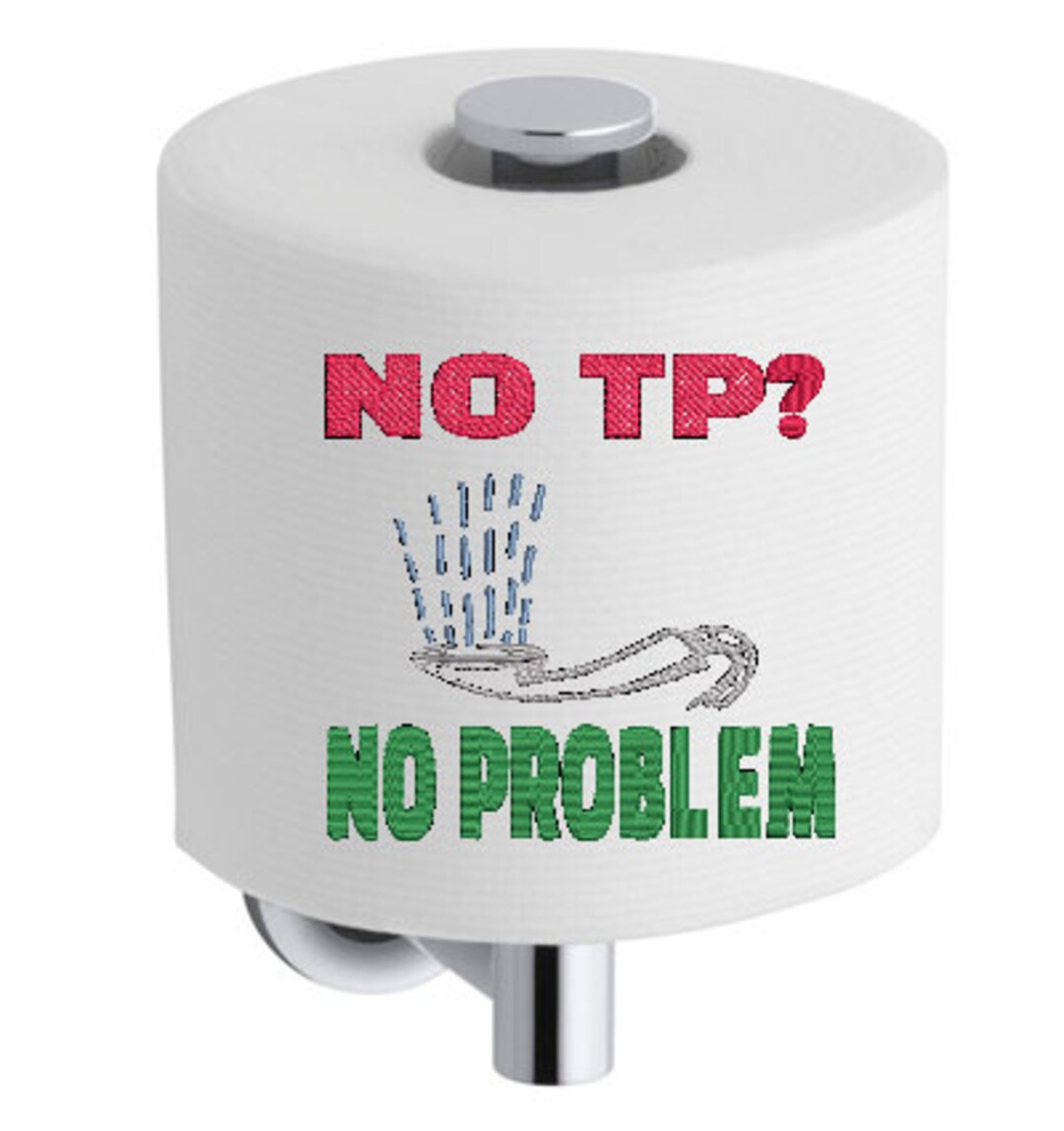 TP Design No 307 Machine Embroidery Design Toilet Paper No TP No ...