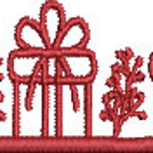 Christmas Border Set Machine Embroidery Design Digital Download Only ...