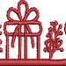 Christmas Border Set Machine Embroidery Design Digital Download Only ...