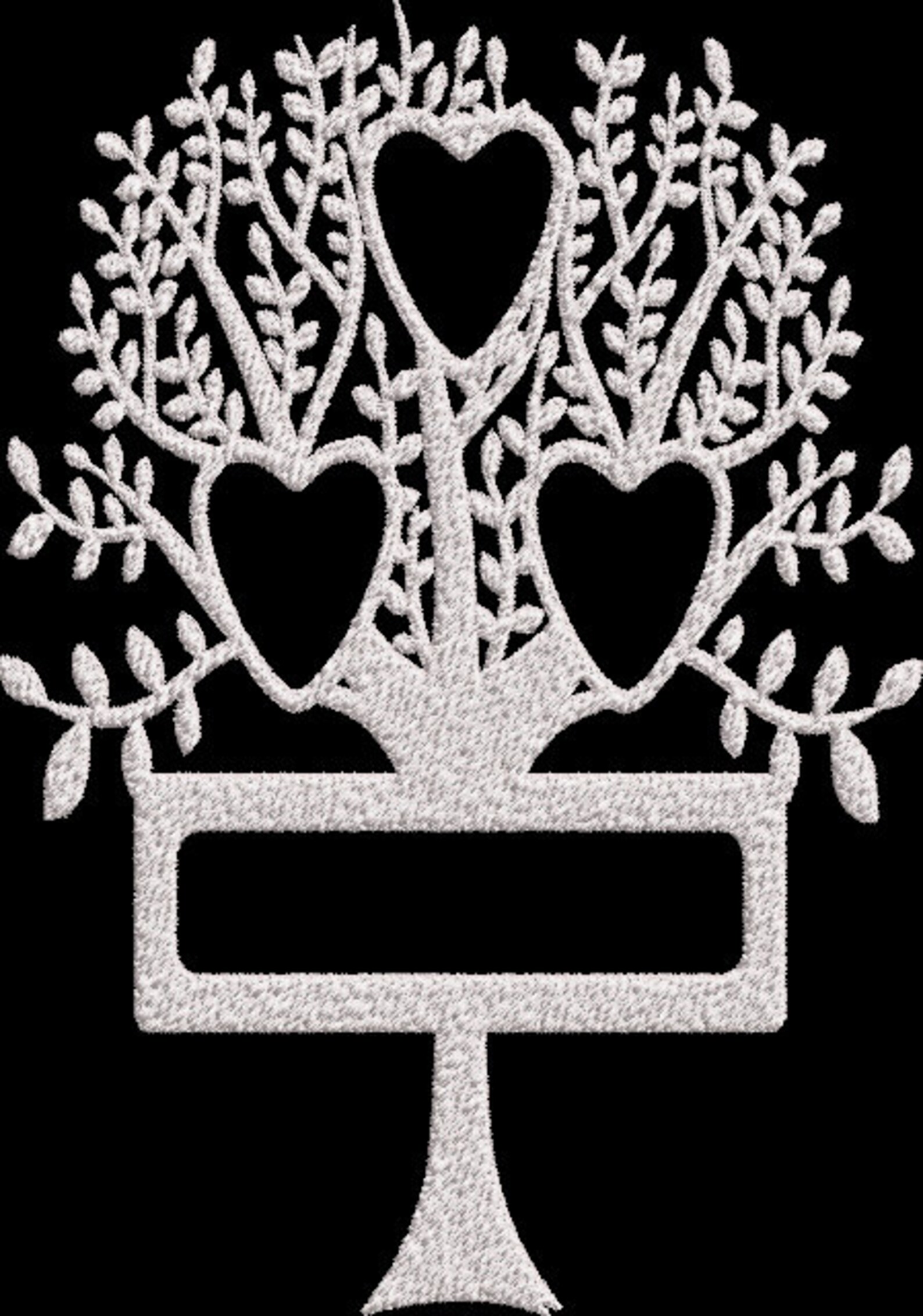 Family Tree Machine Embroidery Design Cooking Paper Towels | Etsy