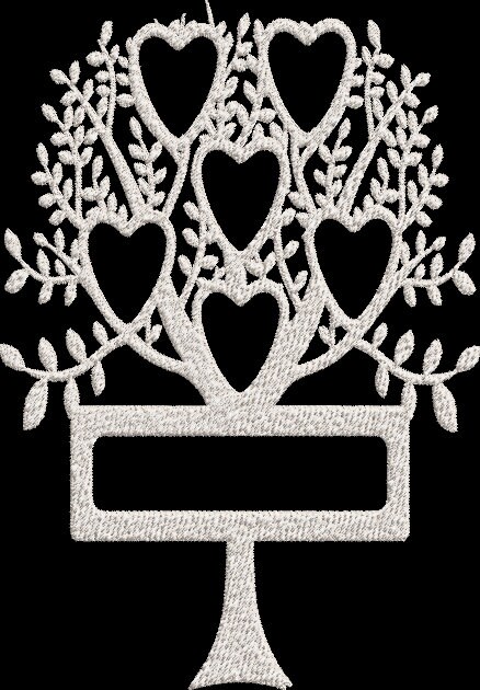 Family Tree Machine Embroidery Design Cooking Paper Towels - Etsy
