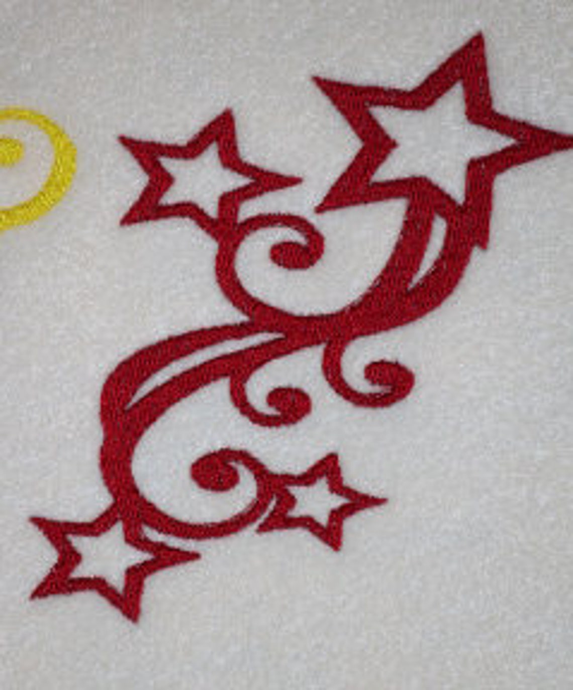 Star Flourishes Set of 4 Machine Embroidery Design - Etsy