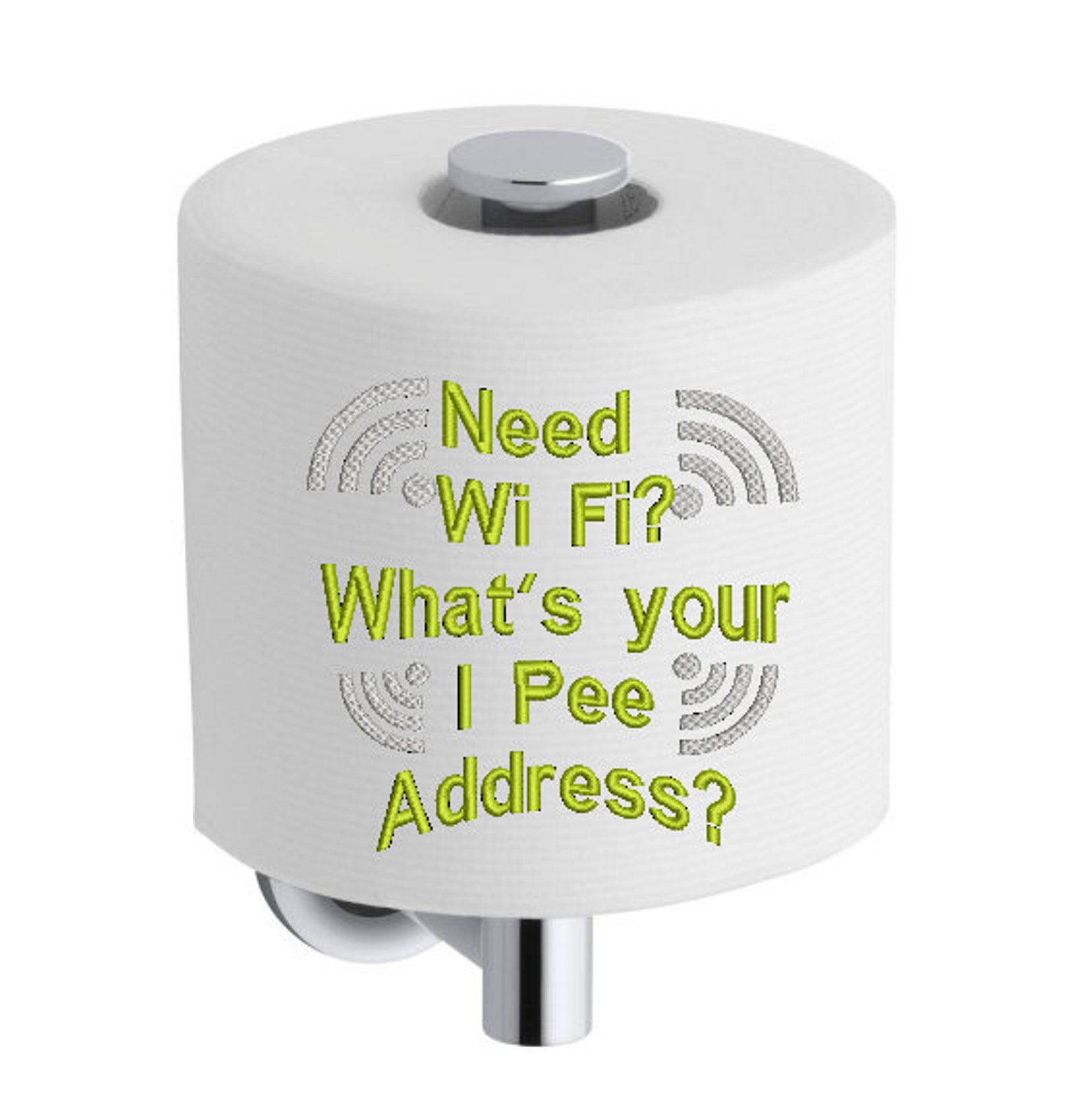 Toilet Paper Embroidery Design TP No 276 Design Machine | Etsy