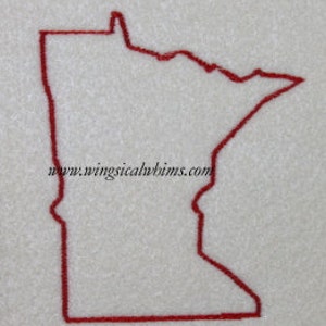 Minnesota Applique, Filled and Outline Set of 5 MN Digitized Machine ...