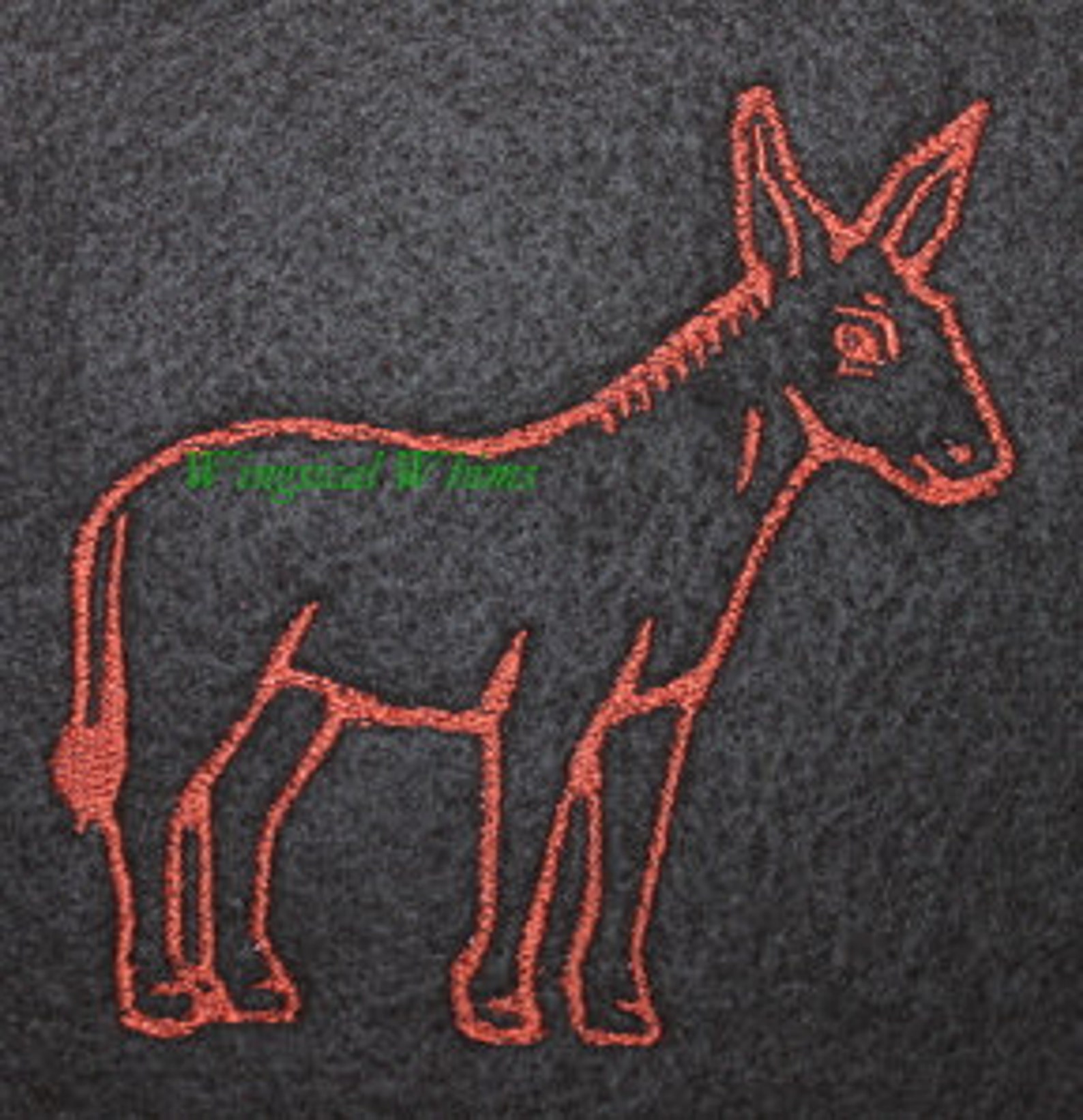 Donkey Digitized Machine Embroidery Farm Hobby Farm - Etsy