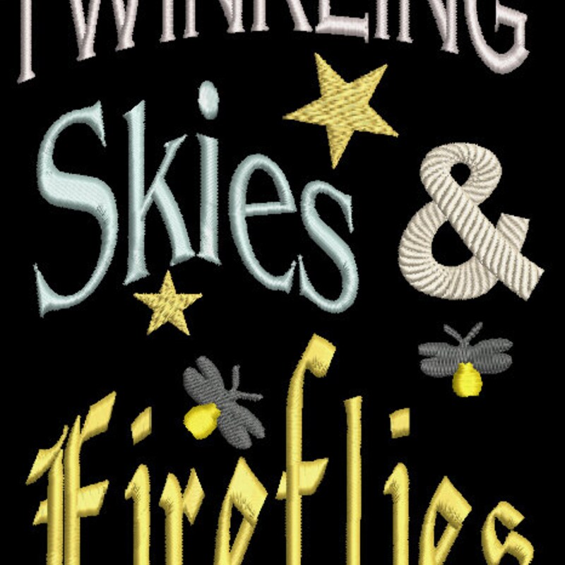 Firefly Embroidery - Etsy