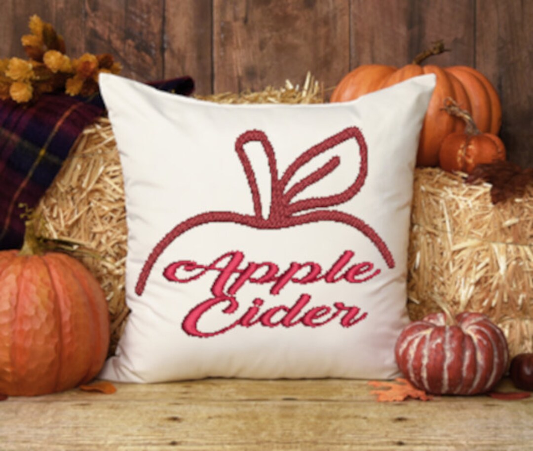 Apple Cider Design Machine Embroidery Design Digital Download ONLY - Etsy