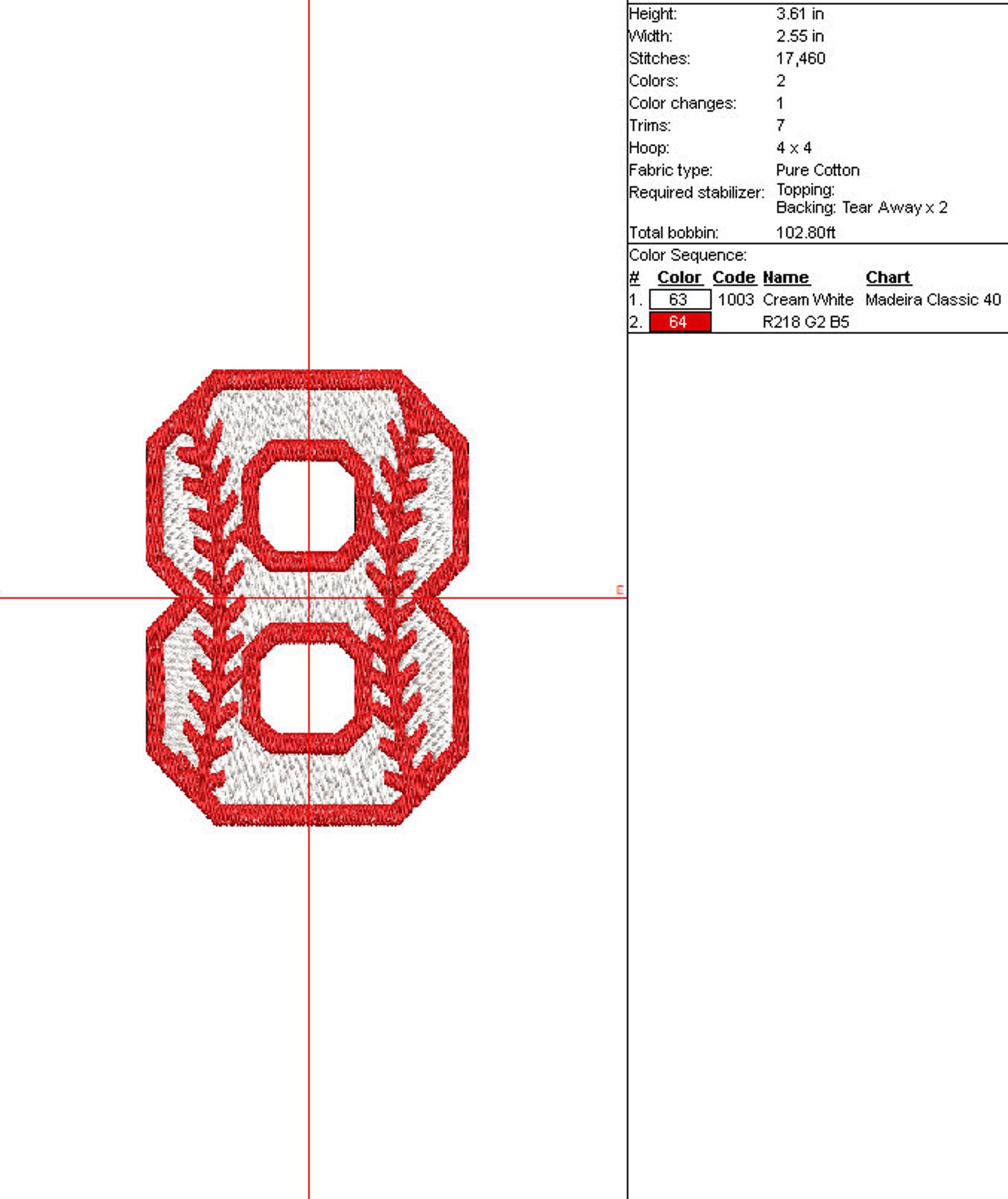 Baseball Numbers Machine Embroidery Designs Digital Download ONLY - Etsy