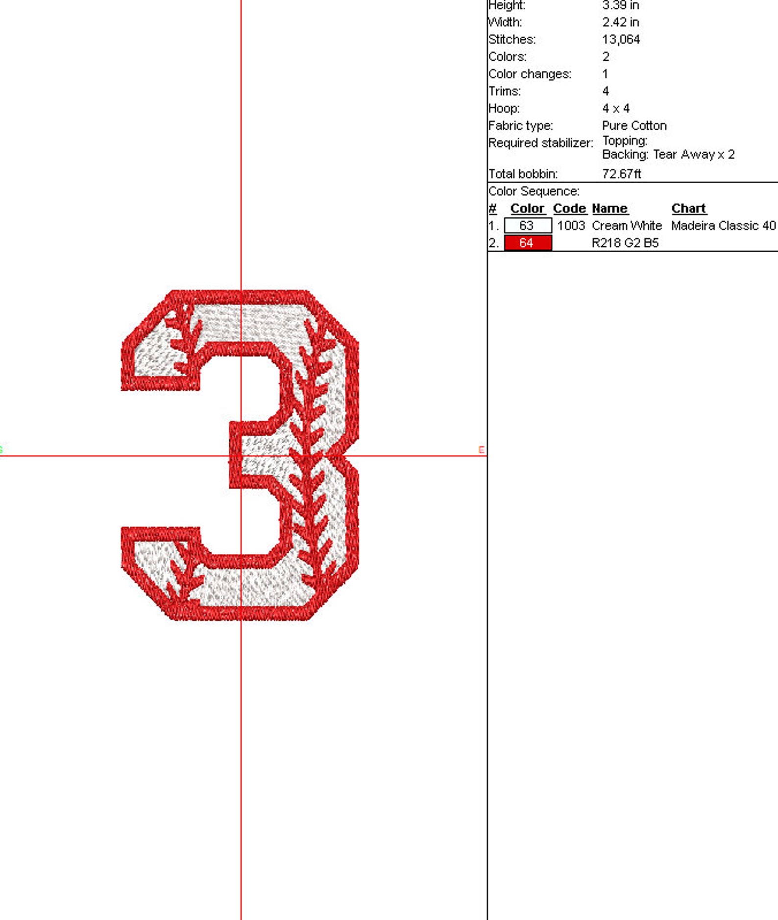 Baseball Numbers Machine Embroidery Designs Digital Download ONLY - Etsy