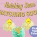 Hatching Soon Baby Shower Banner and Centerpiece, Chick and Egg Table ...