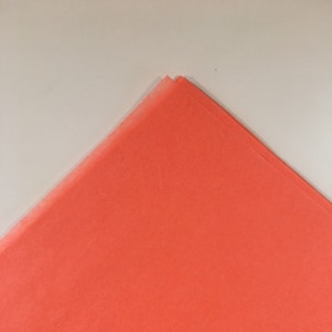Coral Tissue Paper Sheets, Bulk Coral Tissue Paper, Premium Coral ...