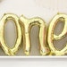 One Script Balloon One Balloon First Birthday Balloon Prop - Etsy