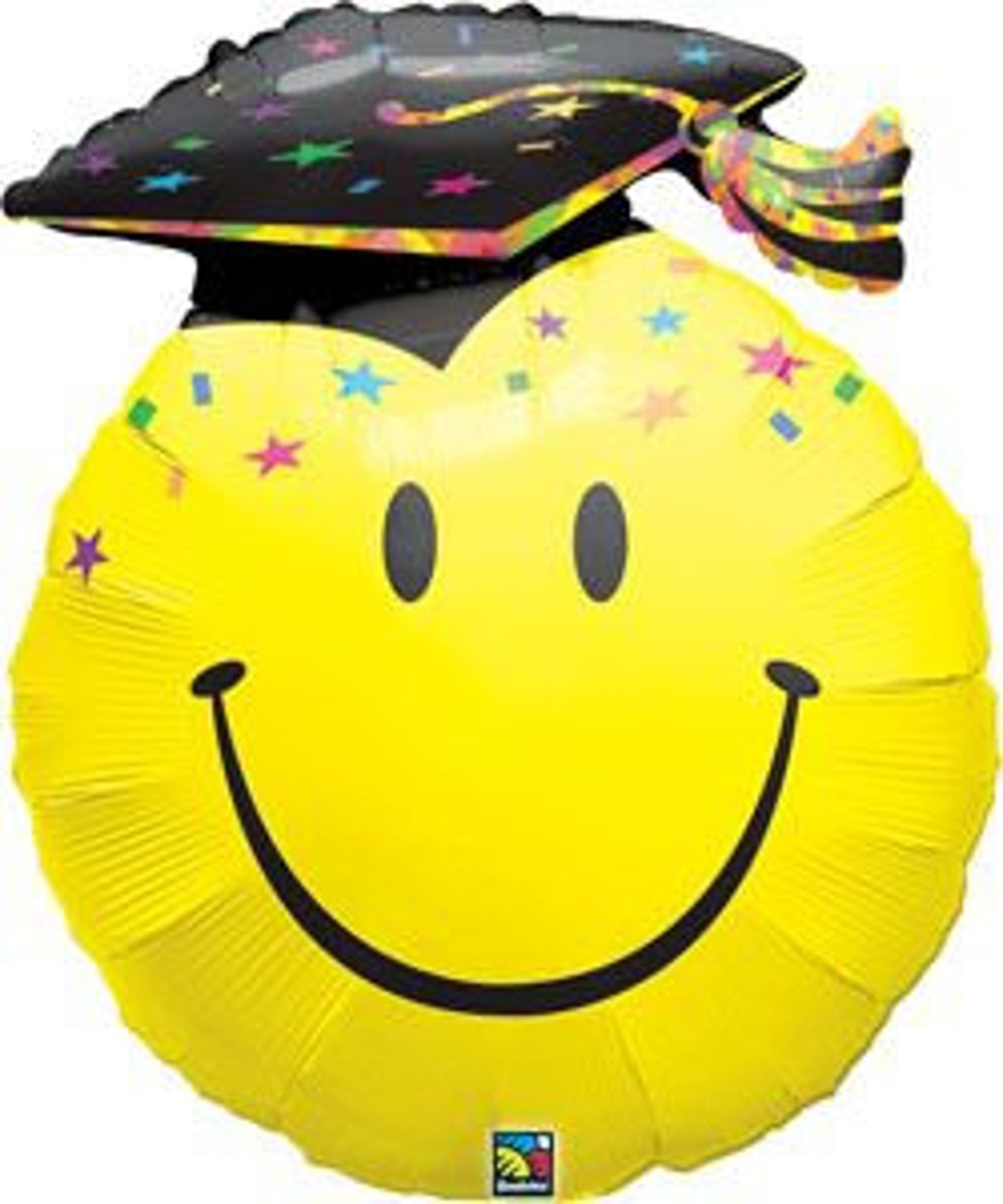 GRAD Balloons Smiley Face Emoji Grad Cap Balloons 2023 Grad - Etsy