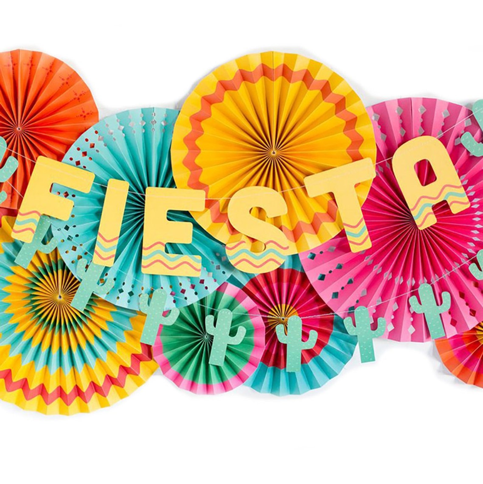 Fiesta Balloon Gold Cursive Script Cinco De Mayo Decorations | Etsy