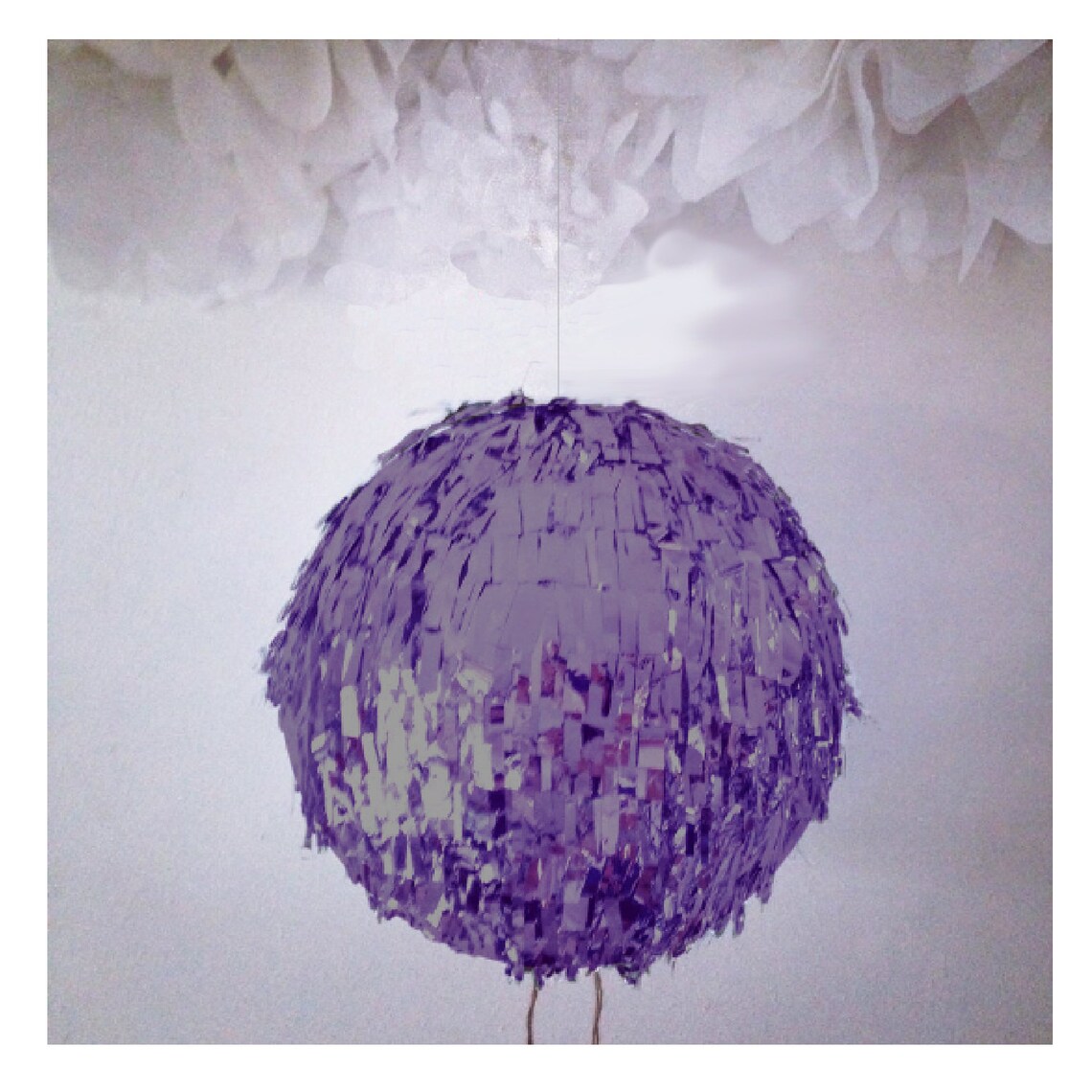 New Years Eve Fringe Piñata Wedding, HUGE 16" Bash or Pull String ...