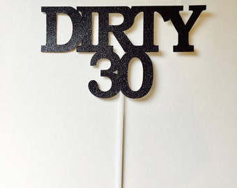 Thirty Four 34 Cake Topper Cake Decoration Glitter Party - Etsy
