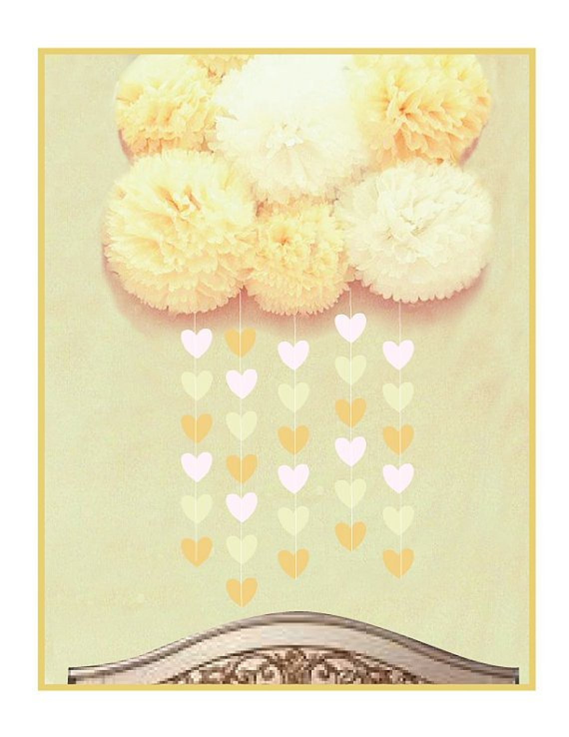 Cloud Baby Shower Decorations Rain Cloud Pom Birthday Decor - Etsy