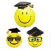 GRAD Balloons Smiley Face Emoji Grad Cap Balloons 2023 Grad - Etsy