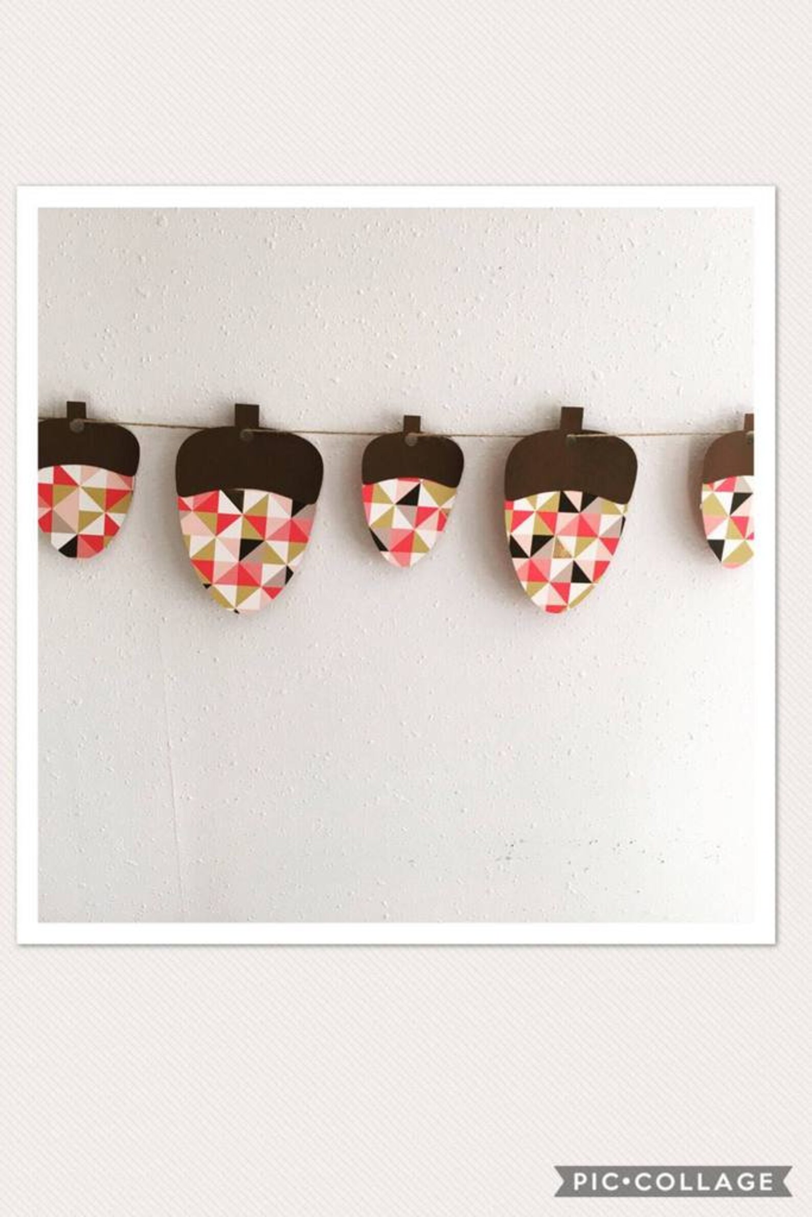 Thankful Banner Acorn Banner Fall Banners and Garlands Fall - Etsy