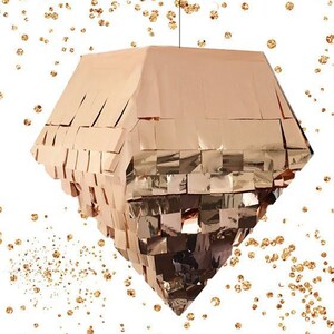 Diamond Metallic Pinata HUGE in Gold, Silver, Rose Gold, Purple and ...