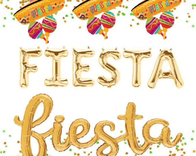 Taco Bout A Party Cursive Banner / Gold Glitter Script Fiesta Birthday ...