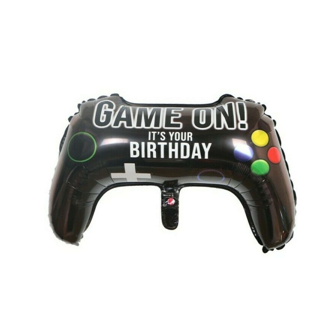 Video Game Controller Balloon, Video Game Party Decor HUGE Foil Gaming ...